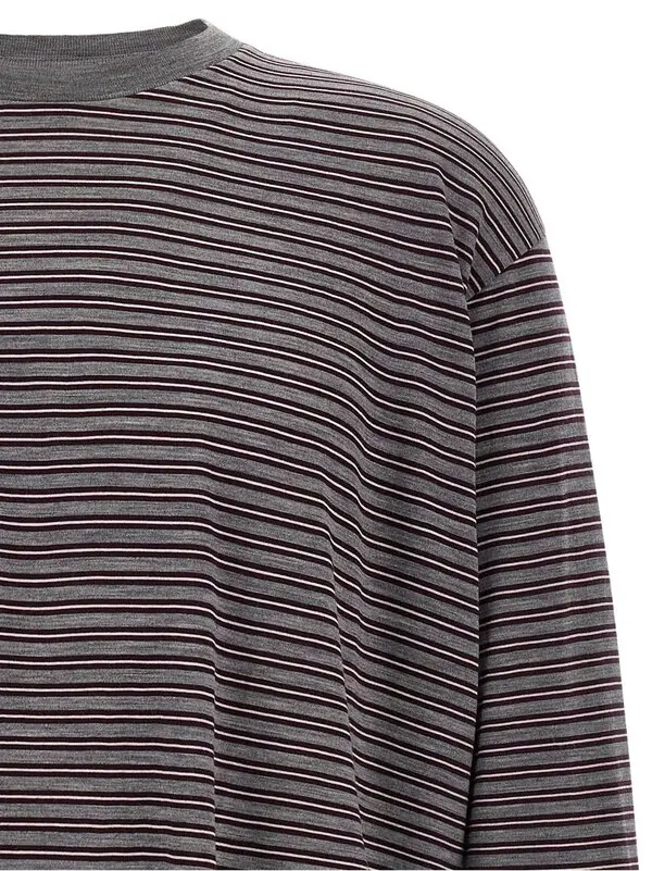 Auralee Striped Jersey T-shirt