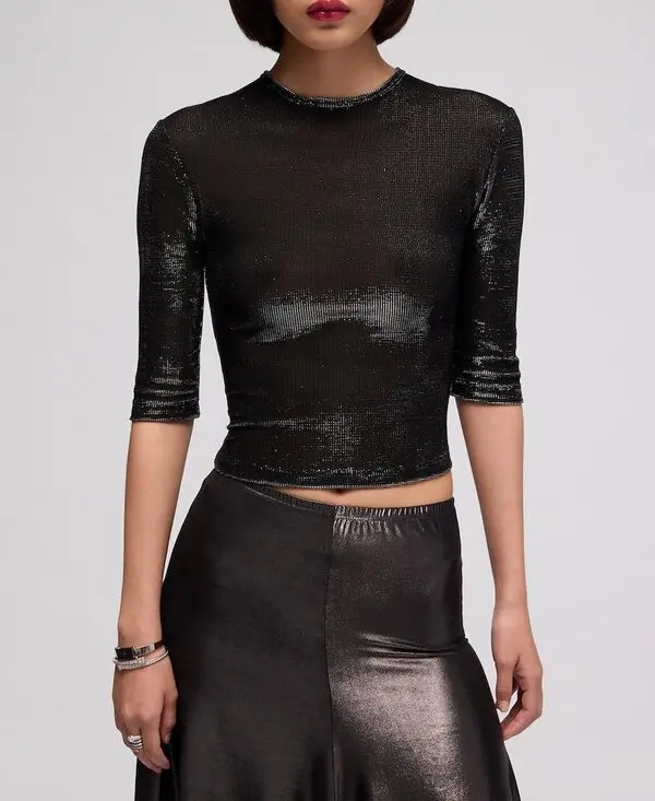 Gucci Jersey Top With Iridescent Effect
