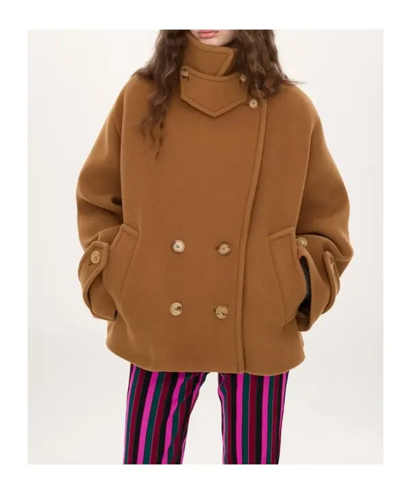Chloé Long-sleeved Coat - Brown