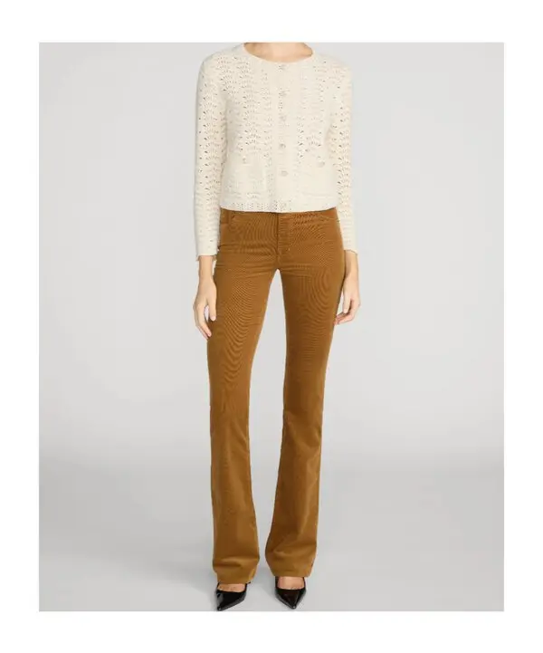 FRAME Herringbone Knit Cardigan