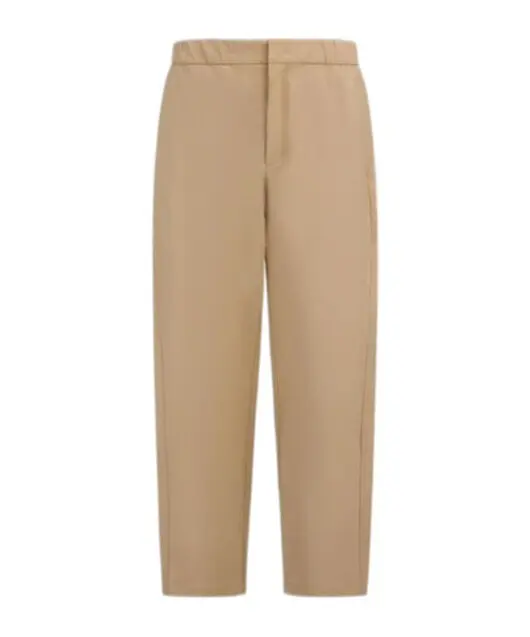 Herno Elastic-waist Straight-leg Pants - Light Camel