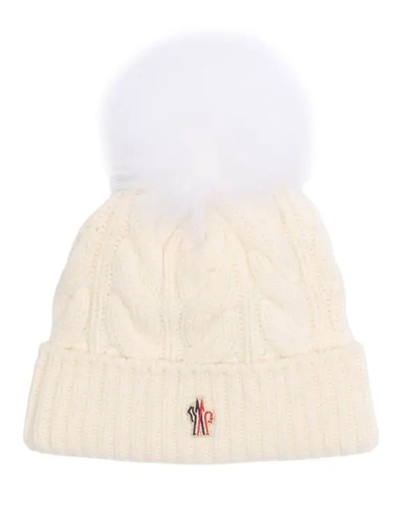 Moncler Pom Pom Knitted Beanie - No