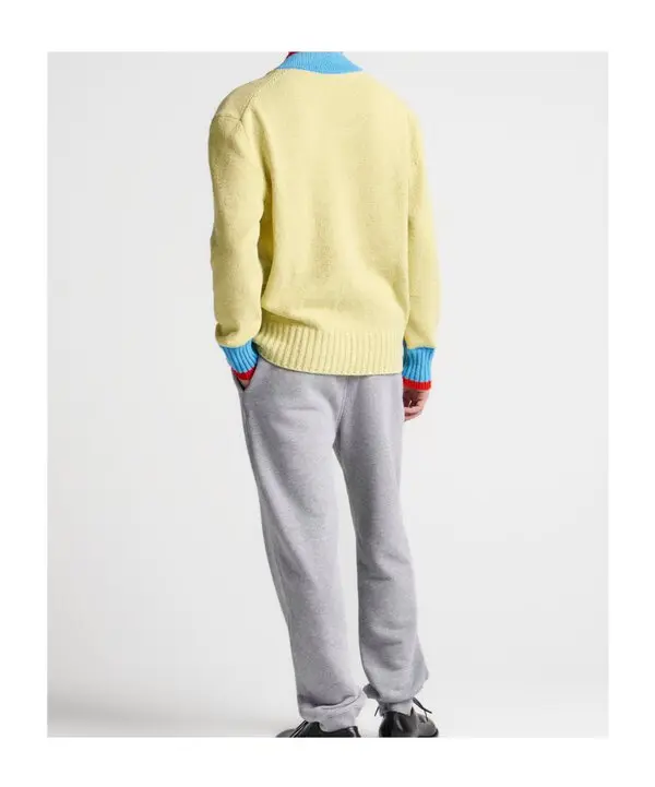 J.W.ANDERSON Contrast Trim Jumper In Maize