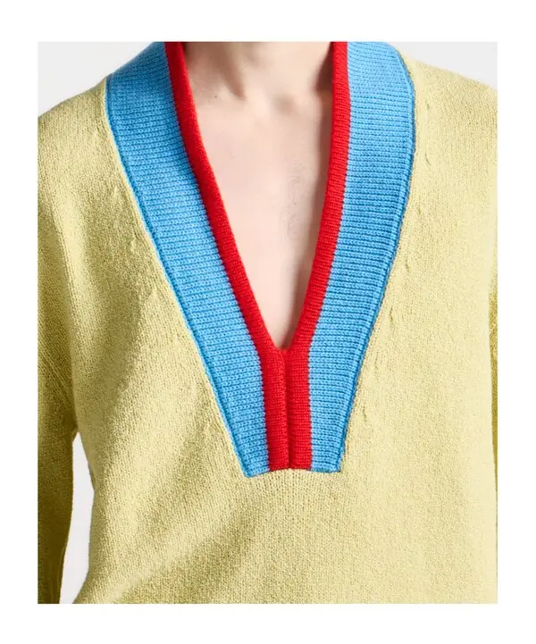 J.W.ANDERSON Jw Anderson Contrast Trim V-neck Knitted Sweater