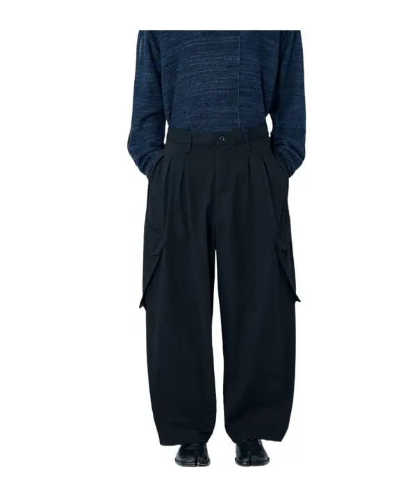 Yohji Yamamoto Casual Trousers With Belt Loops