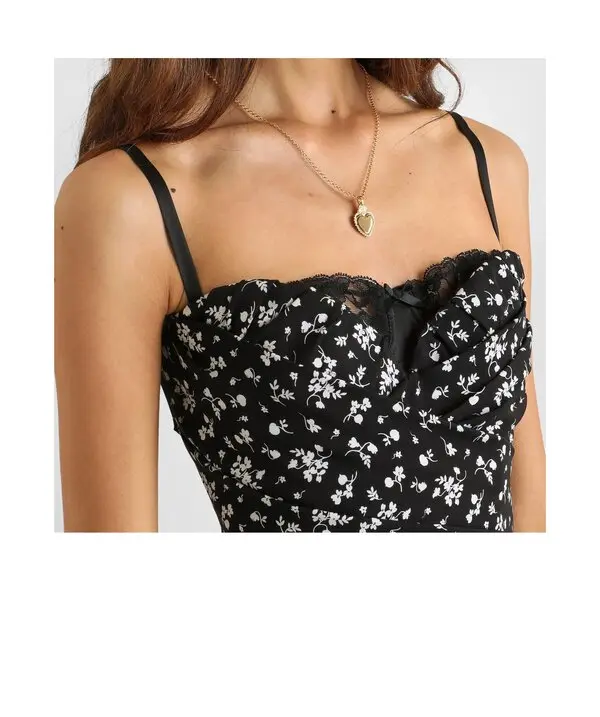 Dolce & Gabbana Floral-print Charmeuse Dress