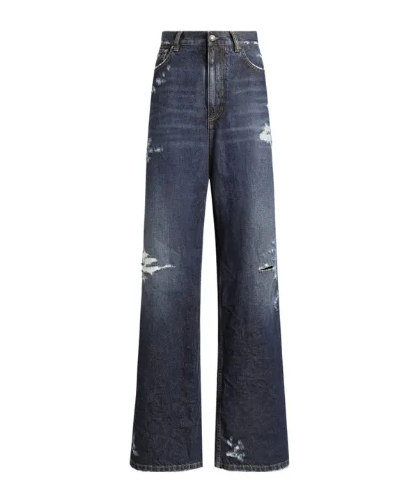 Dolce & Gabbana Belt Loop Jeans