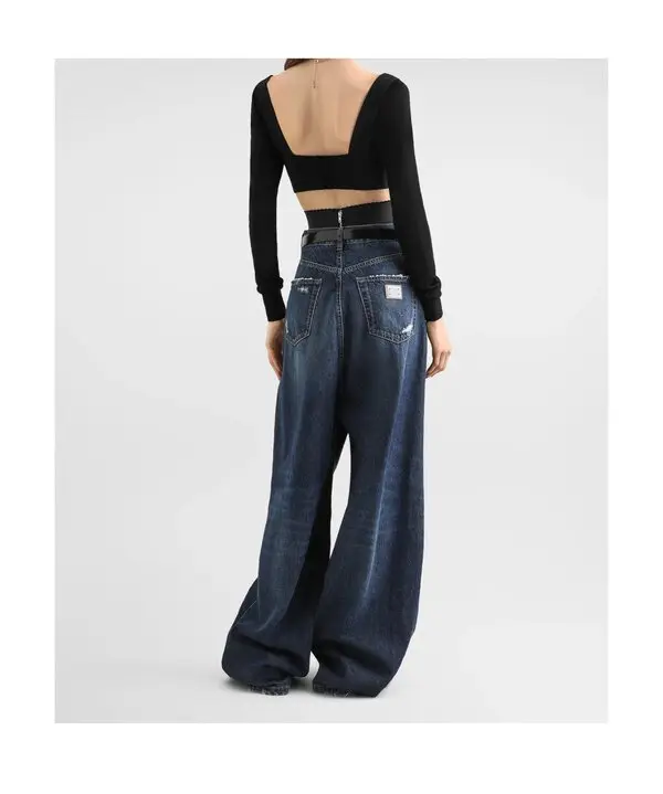 Dolce & Gabbana Belt Loop Jeans