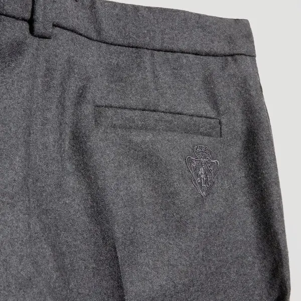 Gucci Logo-embroidered Trousers