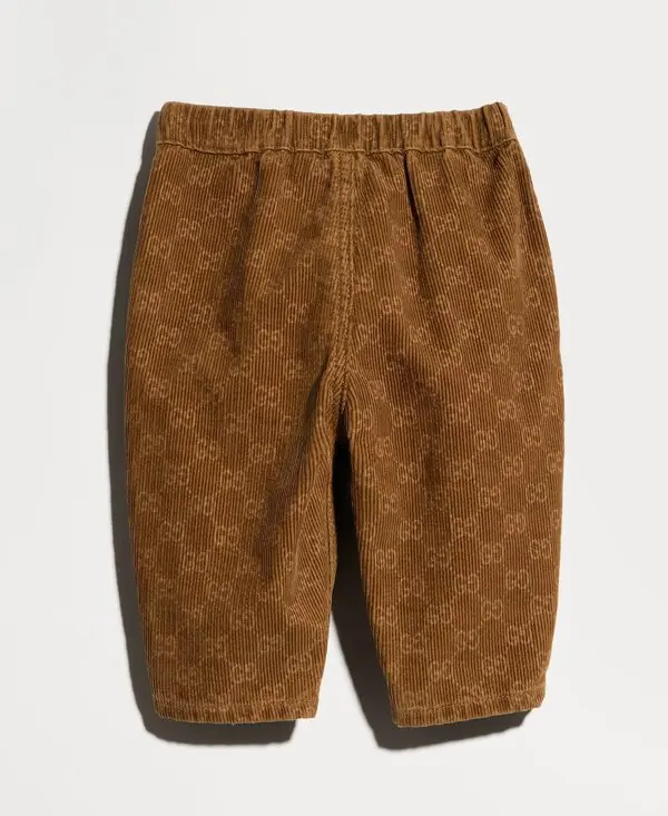 Gucci Gg Corduroy Trousers - Brown