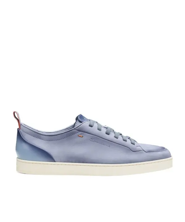 Santoni Montecarlo Lace-up Sneakers - Light Blue