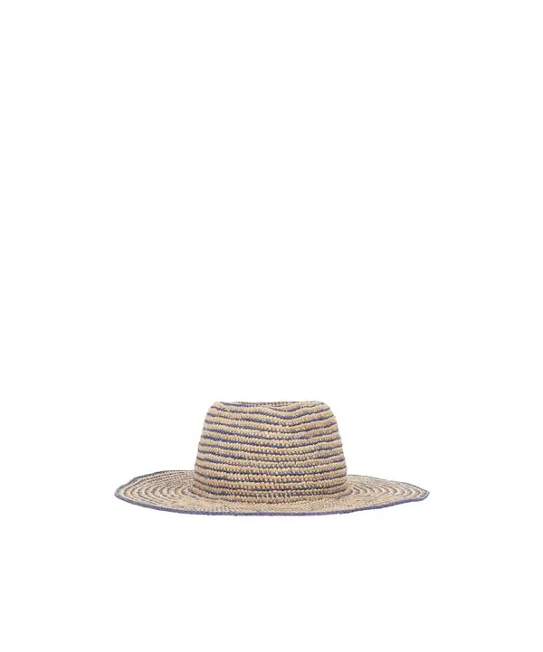 Helen Kaminski Woven Wide-brim Hat - Nude