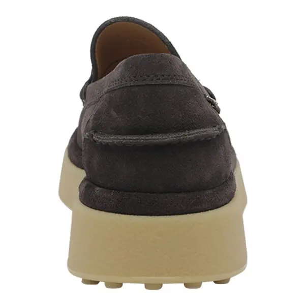 TOD'S Logo-plaque Slip-on Loafers - Brown