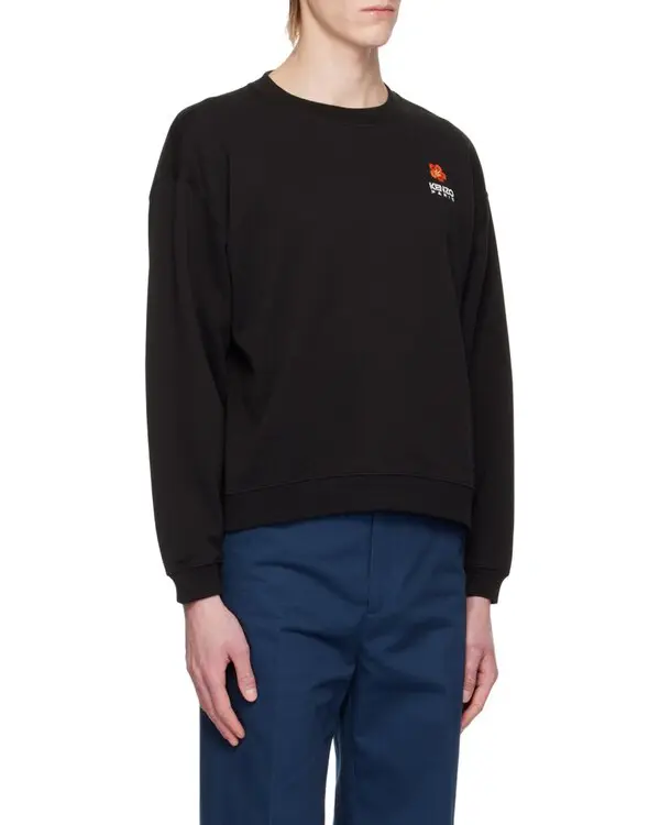 Kenzo Logo-embroidered Crewneck Sweatshirt