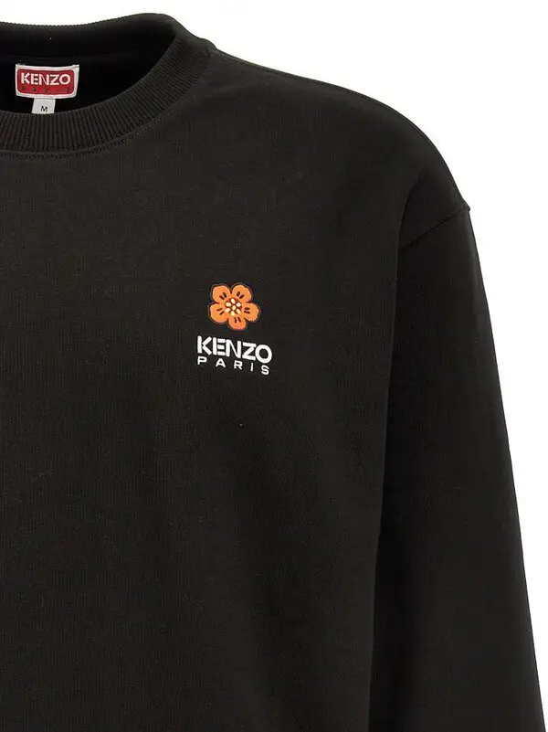 Kenzo Logo-embroidered Crewneck Sweatshirt