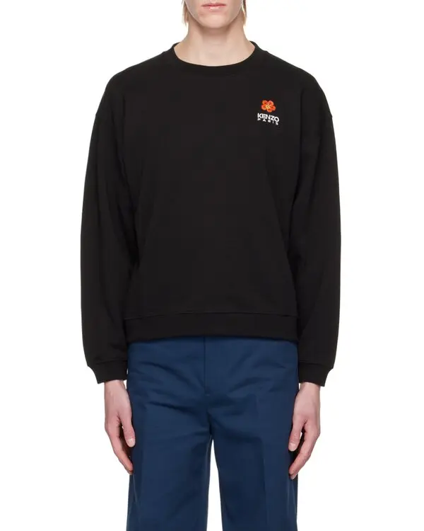 Kenzo Logo-embroidered Crewneck Sweatshirt