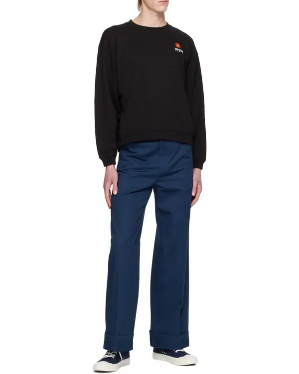 Kenzo Logo-embroidered Crewneck Sweatshirt
