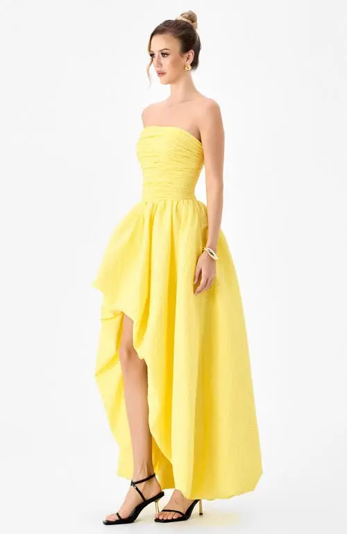 BARIANO Clover Strapless Balloon Hi Lo