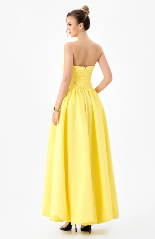 BARIANO Clover Strapless Balloon Hi Lo