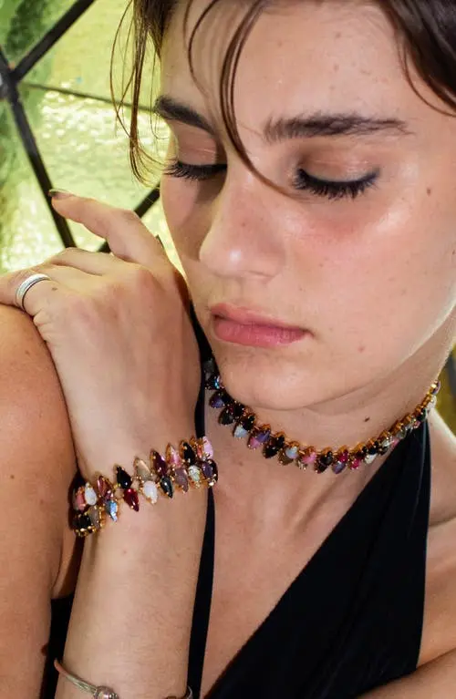 VESPER OBSCURA Double Mini Punk Rocks Layering Choker