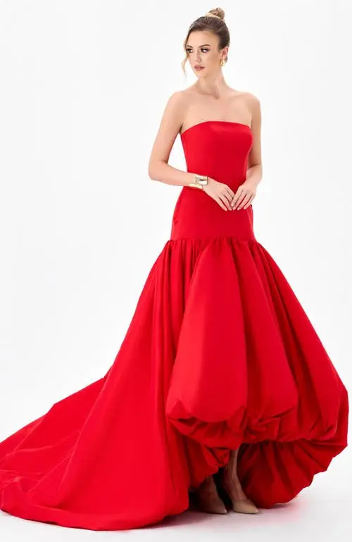 BARIANO Allegra Strapless Balloon Gown