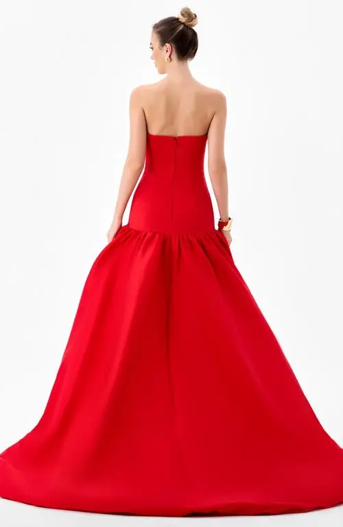 BARIANO Allegra Strapless Balloon Gown