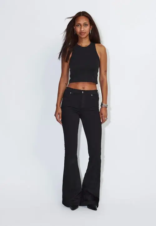 DR DENIM Macy Mid Flare Jeans