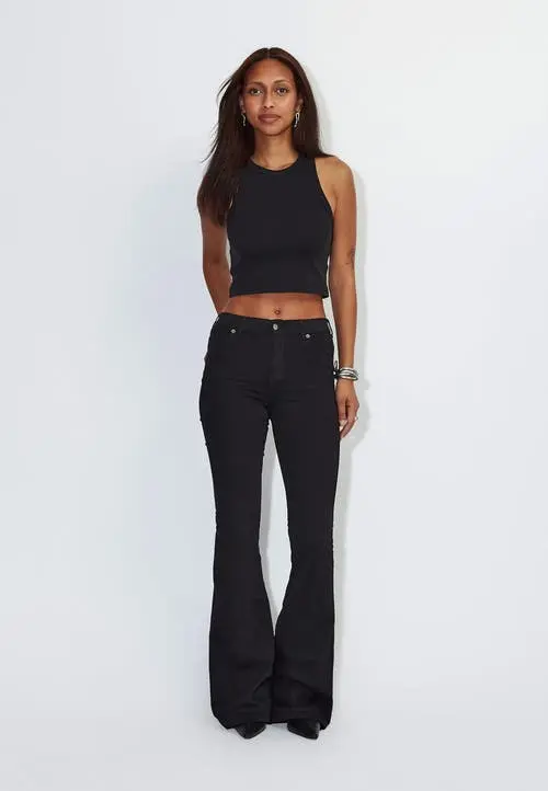 DR DENIM Macy Mid Flare Jeans