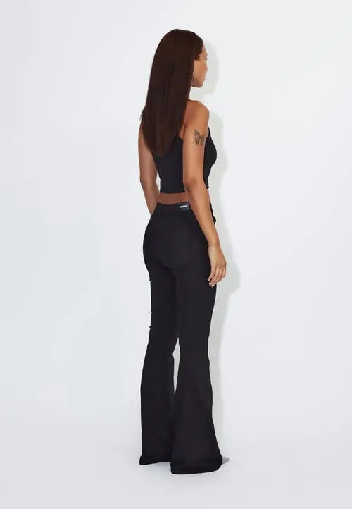 DR DENIM Macy Mid Flare Jeans
