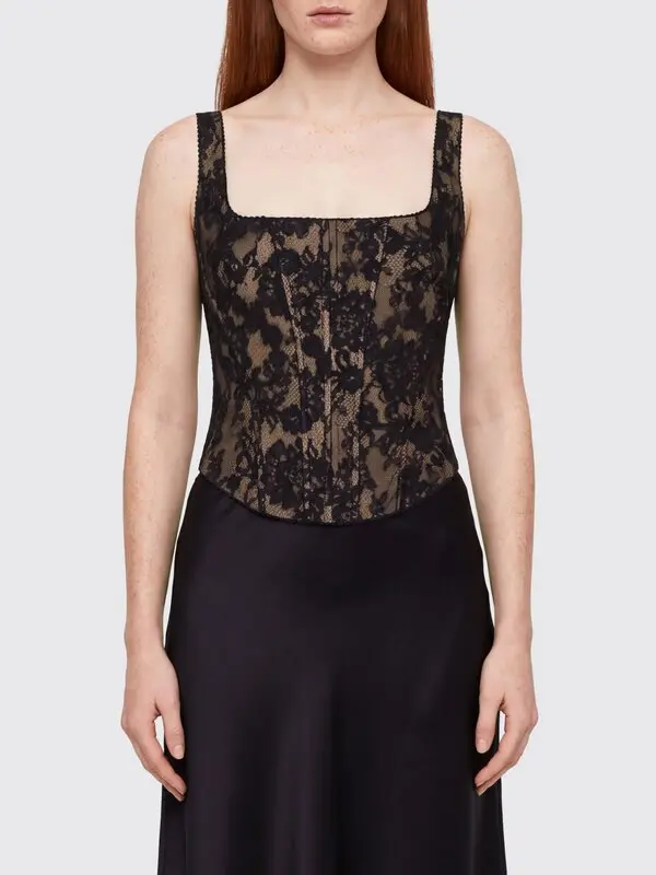 SELF-PORTRAIT Off-the-shoulder Lace Bustier Top With Square Neckline