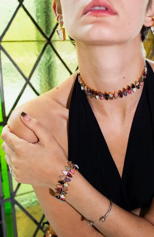 VESPER OBSCURA Punk Rocks Double Mini Fang Bracelet