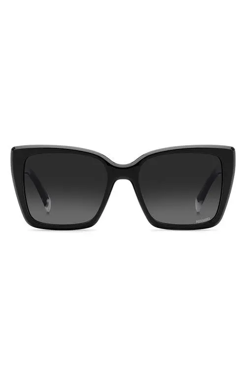 Missoni 55mm Gradient Rectangular Sunglasses - Black/dark Grey Sf