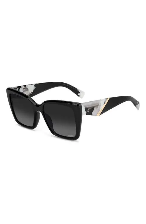 Missoni 55mm Gradient Rectangular Sunglasses