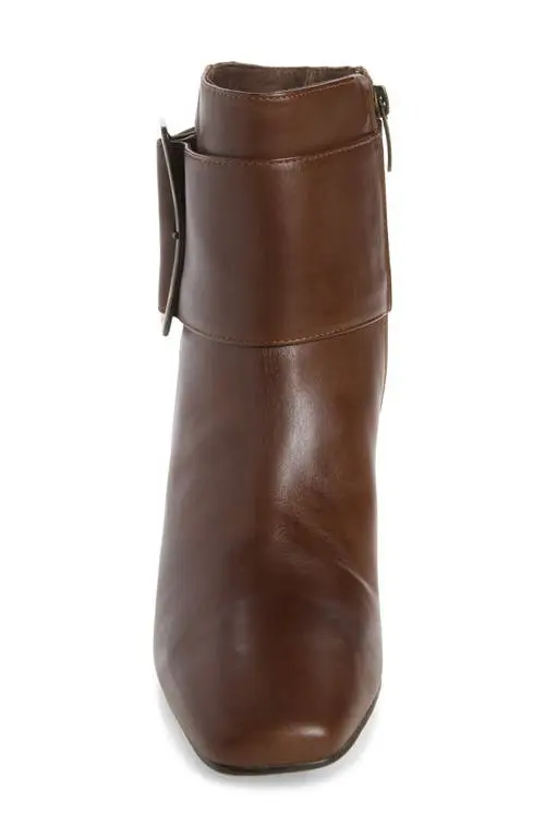 CHOCOLAT BLU Darsie Leather Bootie - Brown Leather