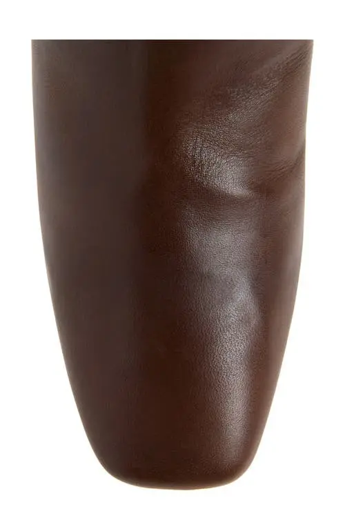 CHOCOLAT BLU Darsie Leather Bootie - Brown Leather