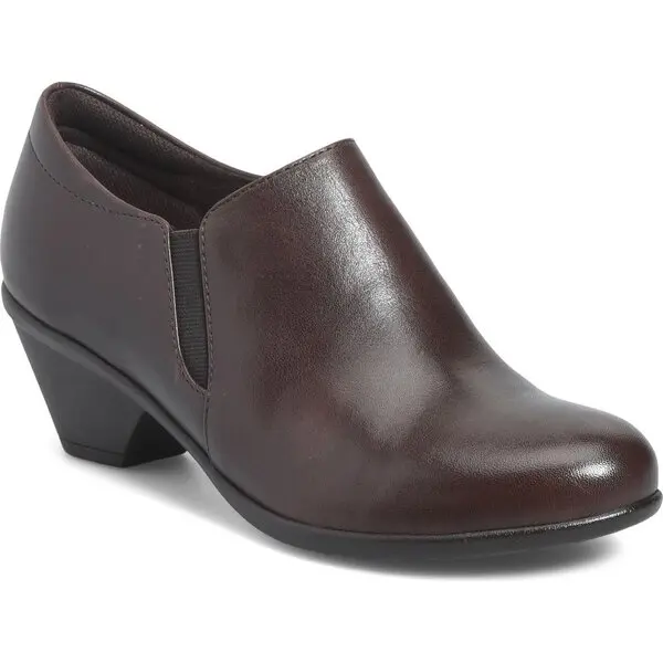 COMFORTIVA Freya Leather Shootie - Chocolate