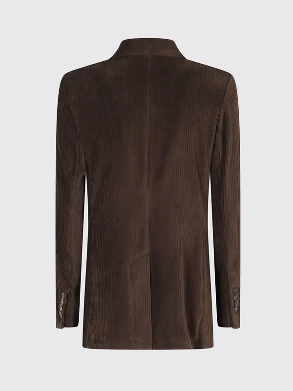CIRCOLO 1901 Double-breasted Corduroy Blazer With Flap Pockets