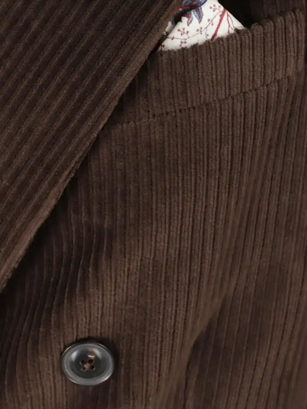 CIRCOLO 1901 Double-breasted Corduroy Blazer With Flap Pockets