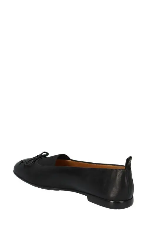 GIOVANNI FABIANI Bow Leather Ballet Flat