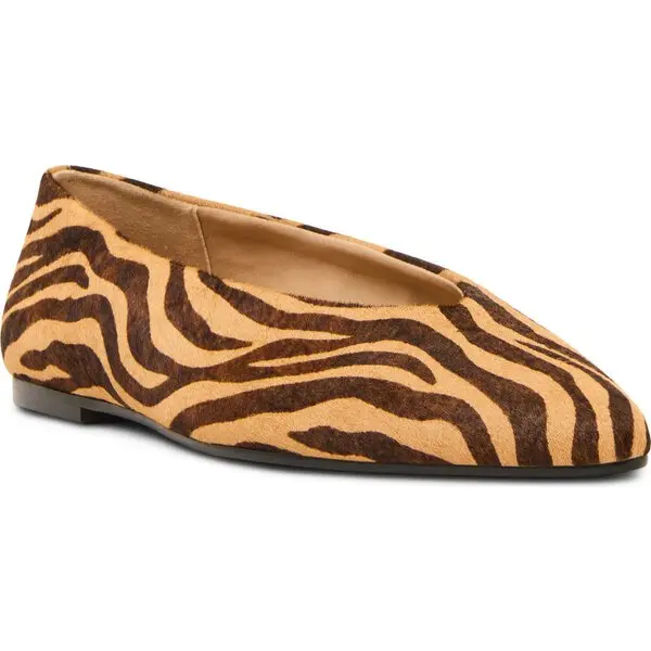 Anne Klein Dakota Skimmer Flat - Zebra