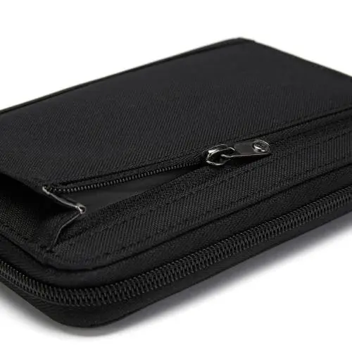 PACSAFE Rfidsafe Compact Travel Organizer - Jet Black