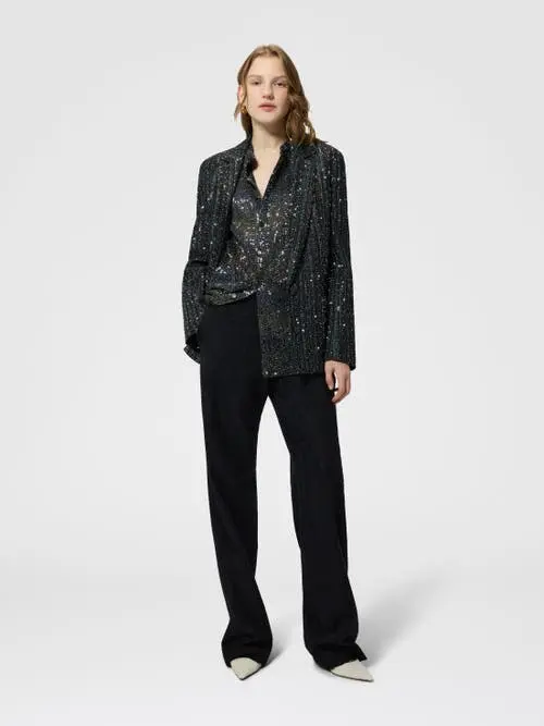 Missoni Striped Lamé Knit Blazer - Multicoloured