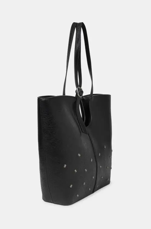 DISTURBIA Arma Woodlouse Rivet Tote Bag