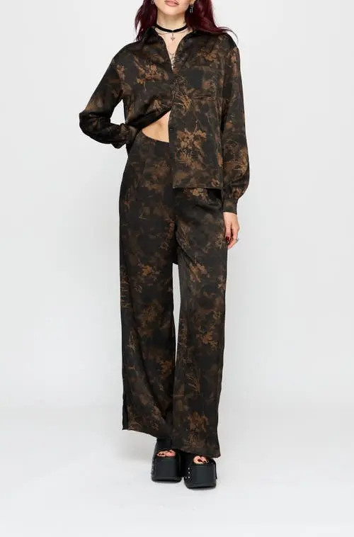 DISTURBIA Gallo Satin Shirt