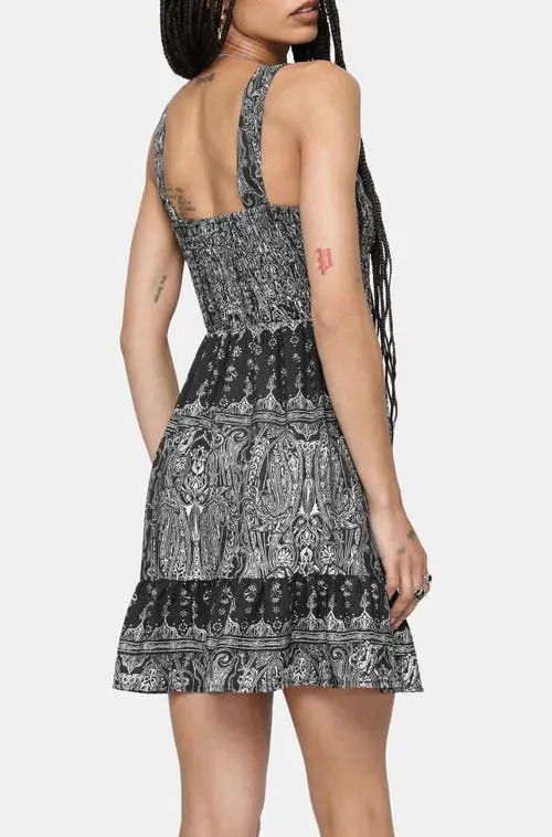 DISTURBIA Zelira Shirred Mini Dress