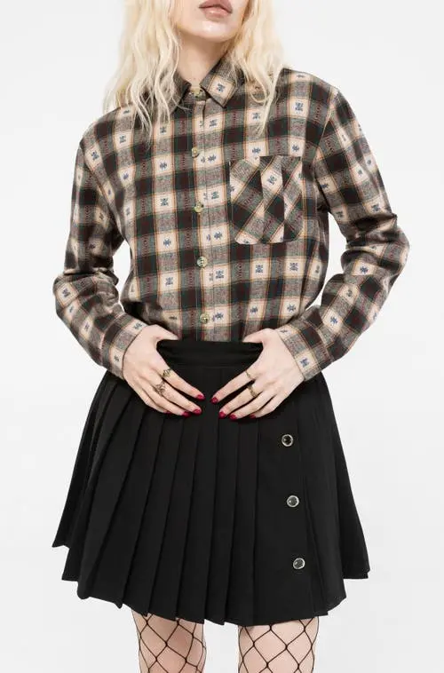 DISTURBIA Emily Oversized Longline Shirt