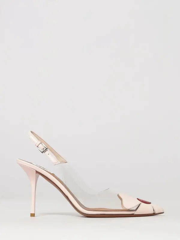 Alaïa Bloom Floral Pattern Pvc Slingback Pumps With A Stiletto Heel - Pink