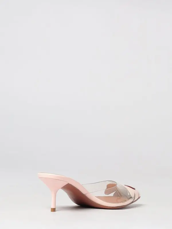 Alaïa Bloom Floral-pattern Pvc Mules With Mid-stiletto Heel - Pink
