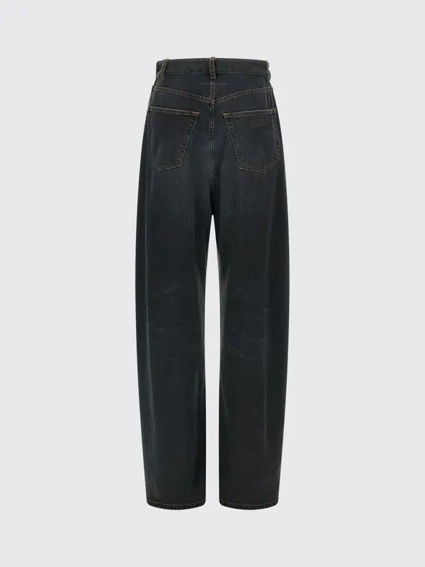 MAISON MARGIELA High-waisted Baggy Denim Jeans With Side Zip Closure