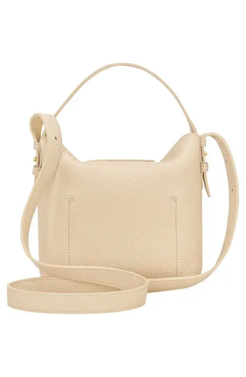 Longchamp Le Cadence S Leather Bucket Bag - Vanilla